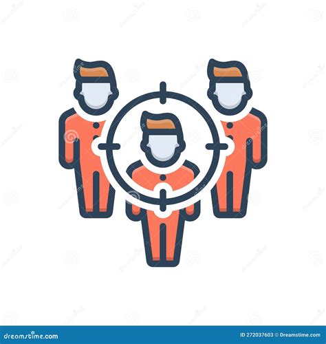 Color Illustration Icon For Sampling Sample And Group Stock Color Illustration Icon For Sampling Sample And Group Stock