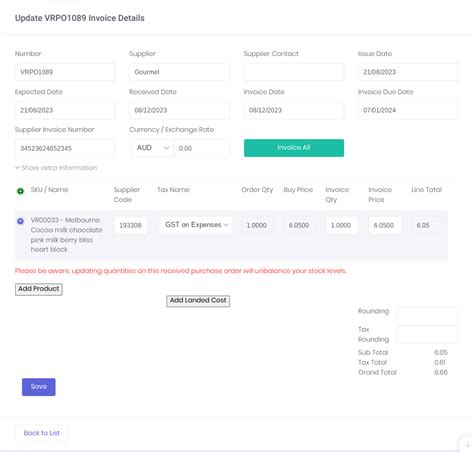 editing purchase orders in workguru workguru support portal