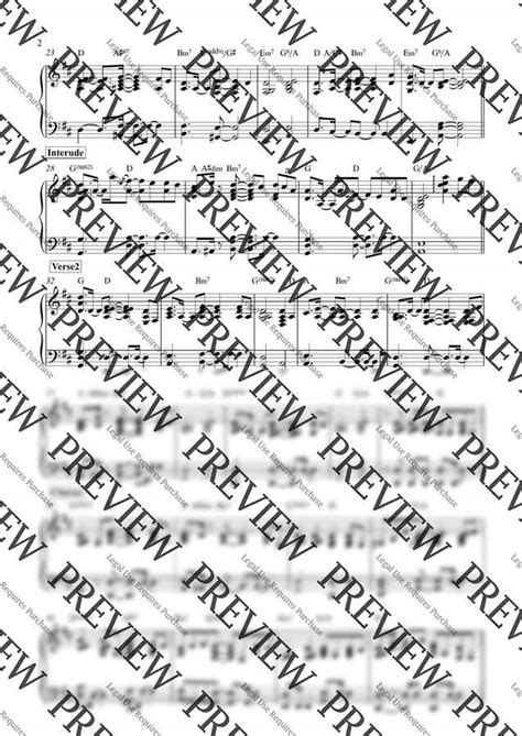 악보 기프티드 Ted 주를 바라보며 By 소유워십