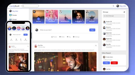 How To Build A Complete Responsive Social Media Website Like Facebook In Html Css And Javascript
