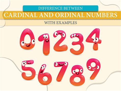 Difference Between Cardinal And Ordinal Numbers With Examples