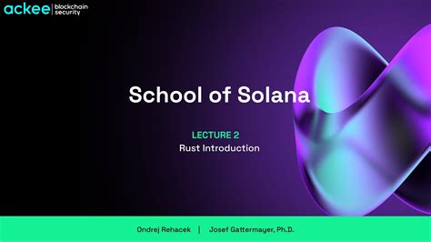Lecture 02 Rust Introduction Youtube