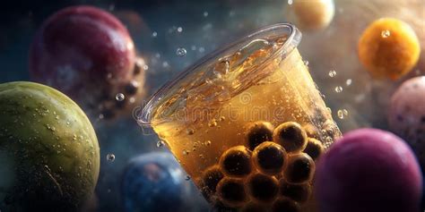 Microscopic Worlds Cellular Structures Abstract Art Stock Illustration Illustration Of