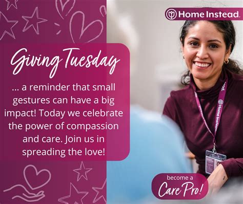 Home Instead West Lancashire And Chorley On Linkedin Givingtuesday Homeinstead Recruitment