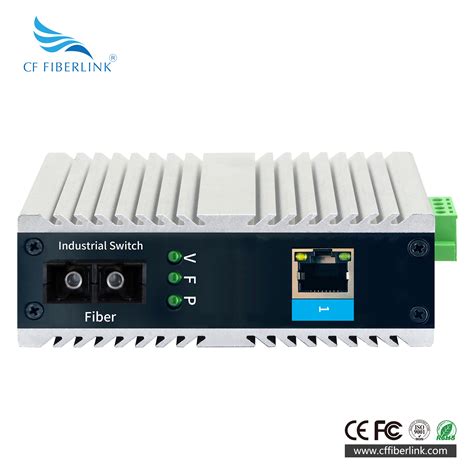 China 2 Port 10 100m Industrial Ethernet Switch Manufacturer And