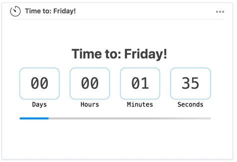 Github Olegbakhirevcountdown Widget Countdown Widget