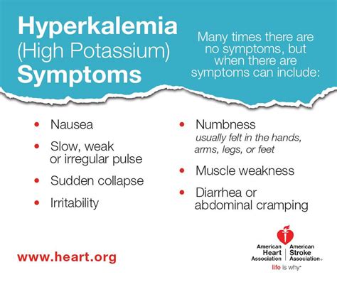 Hyperkalemia Symptoms What Are The Early Signs Of 58 Off