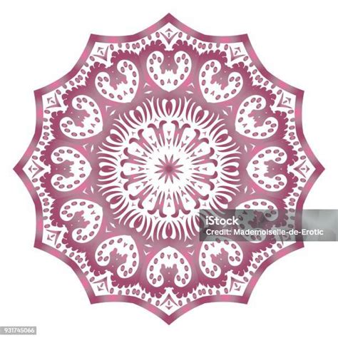 완벽 한 만다라입니다 현대 장식 름 벡터 모양을 지정 합니다 벡터 일러스트 레이 션 갈색에 대한 스톡 벡터 아트 및 기타 이미지 갈색 곡선 꽃 식물 Istock