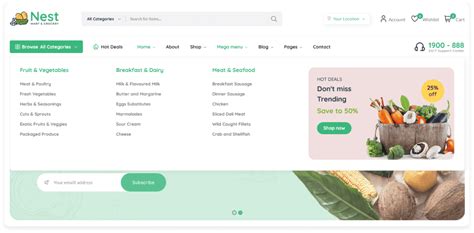 Nest Multipurpose ECommerce HTML Template