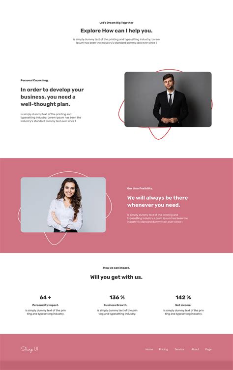Website Ui Design 2 Images Behance