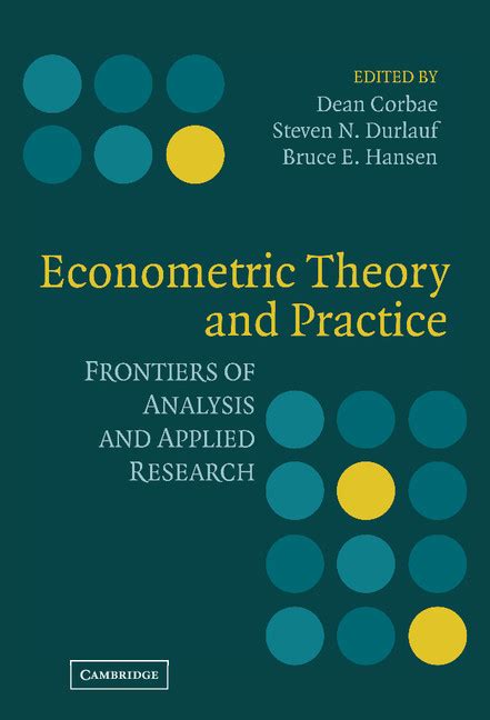 Econometric Theory And Practice