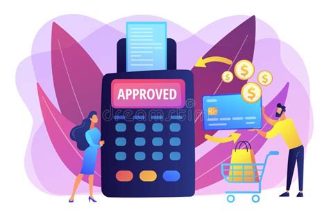 Payment Processing Concept Vector Illustration Stock Vector