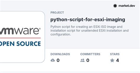 Python Script For Esxi Imaging Ecosystem Directory Marketdev