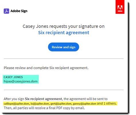 Adobe Acrobat Sign Suppress Email Addresses In Agreement Notifications