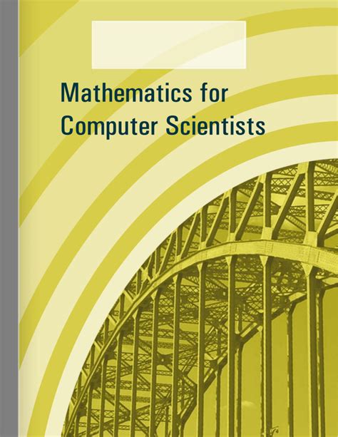 Mathematics For Computer Scientists Textbook