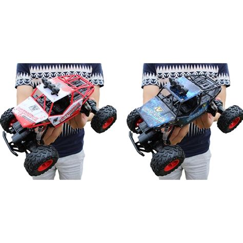 24ghz 4wd 이중 모터 오프로드 오프 오프 링 자동차 원격 제어 차량 모델 6255 빨간색