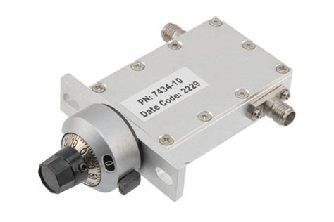 To DB Variable Attenuator SMA Female To SMA Female Rated To Watts From GHz To GHz