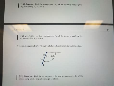 solved [1 1] question find the x component ax of the