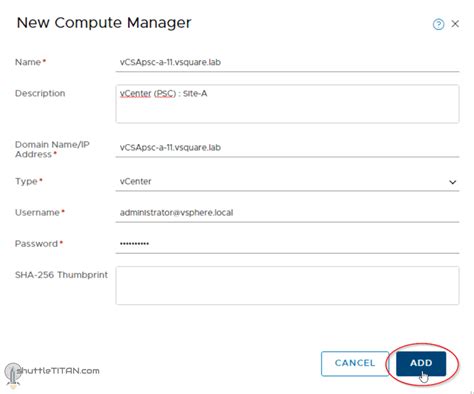 NSX T Installation Series Step Add A Compute Manager Technology Blogs Primarily