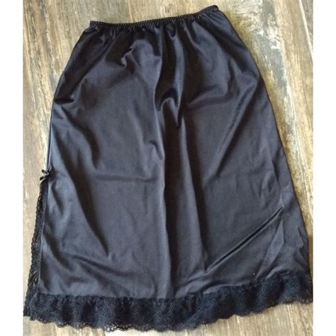 Jcpenney Intimates And Sleepwear Vintage Jc Penney Black Half Slip