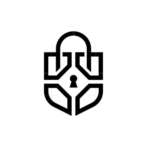 Security Padlock Logo Diseño De Logotipos Branding Disenos De Unas