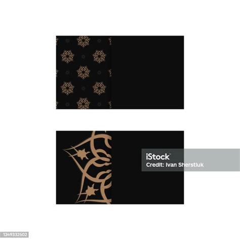 당신의 개성에 대한 그리스 갈색 장식품 블랙 명함 템플릿 0명에 대한 스톡 벡터 아트 및 기타 이미지 0명 고급 호텔 금 금속 Istock