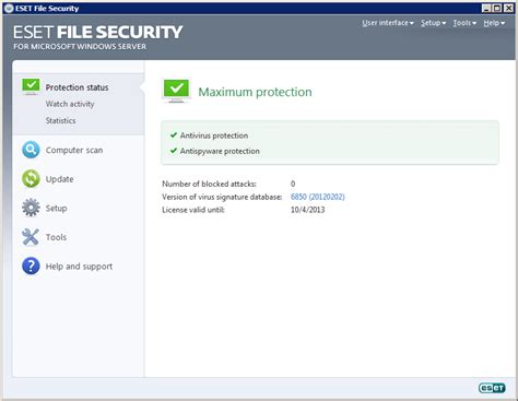 Antivirus For Windows File Server 4 5 Eset