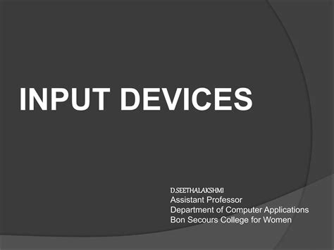 input devices pptx
