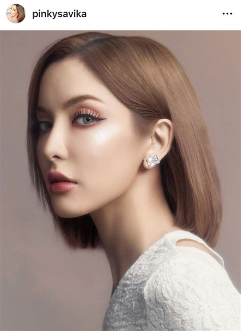 เปิดภาพ พิ้งกี้ สาวิกา สาวผมสั้น ลุคนี้สวยละมุนมาก มีคลิป