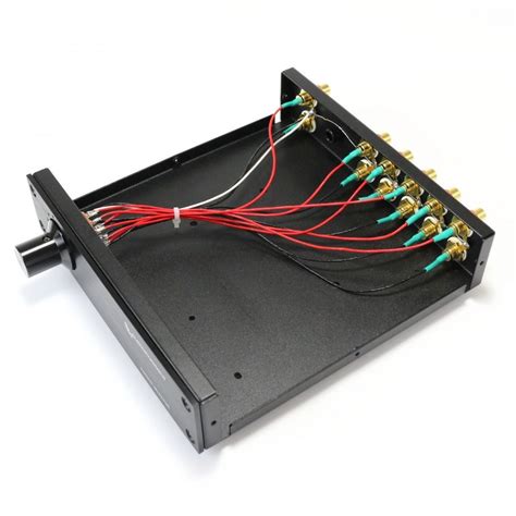 AUDIOPHONICS Passive Source Selector Switch Alps 5 To 1 Black