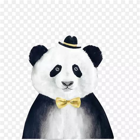 熊猫绅士素材图片PNG图片素材下载 图片编号qwzjdeny 免抠素材网