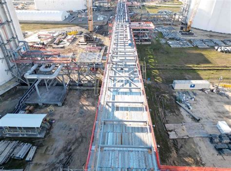 Work Progresses On Golden Pass Lng Export Plant In Texas Lng Prime