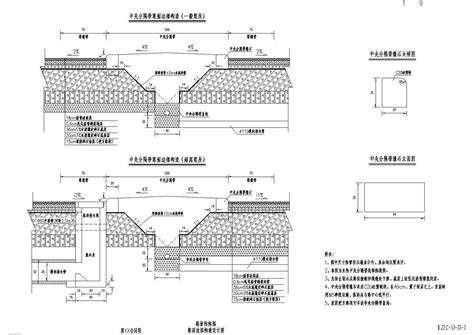 中央分隔带加宽方式图 建筑设计 土木在线