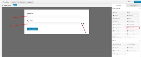 Repeat Field Weforms Pro