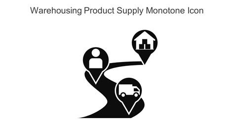 Warehousing Product Supply Monotone Icon In Powerpoint Pptx Png And Editable Eps Format Ppt