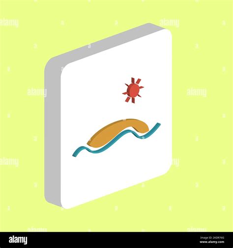 Island Simple Vector Icon Illustration Symbol Design Template For Web