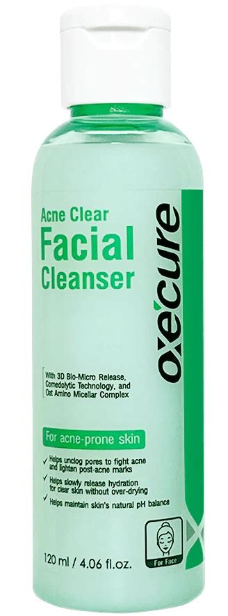 Oxecure Acne Clear Facial Cleanser Ingredients Explained