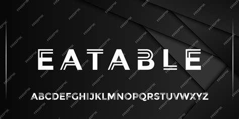 Premium Vector Futuristic Modern Geometric Alphabet Font Luxury And Elegant Font Display