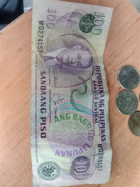 100 Pesos Paper Bill Hobbies And Toys Memorabilia And Collectibles Currency On Carousell