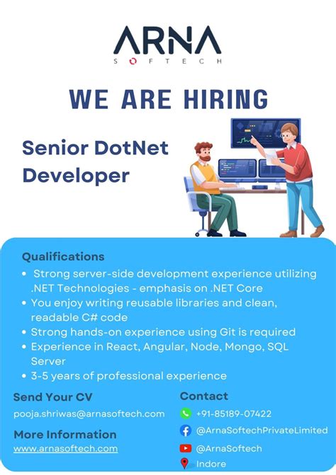 Arna Softech On Linkedin Connections Arnasoftech Hiring Hiringnow Careeropportunity