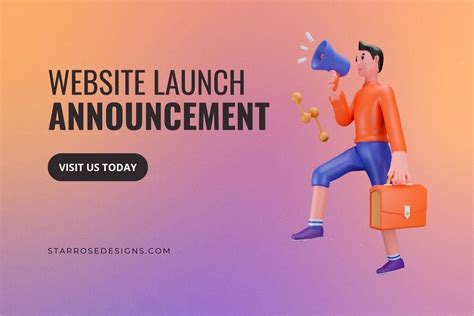 website launch announcement 14 ways for a successful website launch starrose