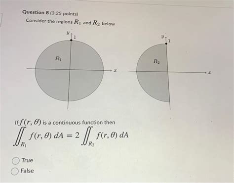 solved consider the regions r1 and r2 below if f r θ is a