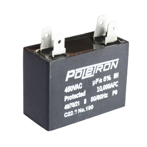 Конденсатор пусковой 4 мкФ 450VAC, CBB61