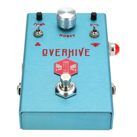 Beetronics Fx Overhive Mid Gain Overdrive Pedal Limited Edition Babee Blue