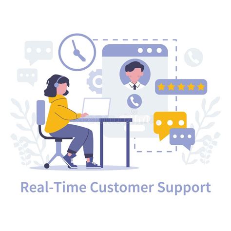 Customer Interaction In Marketing Concept Flat Vector Illustration