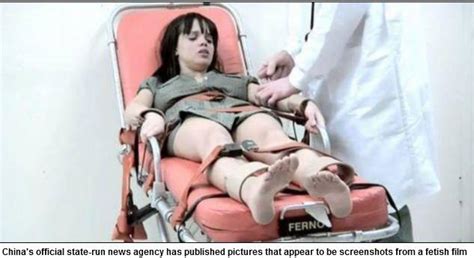 China Officials Post Photos Of Execution In The US That Are Actually Stills From Fetish Porn