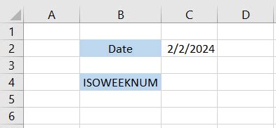 ISOWEEKNUM Function How To Get The Week Number In Excel Wall Street Oasis