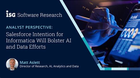 Salesforce Intention For Informatica Will Bolster Ai And Data Efforts