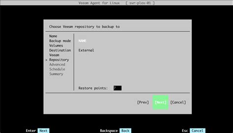 Installing The Veeam Agent For Linux