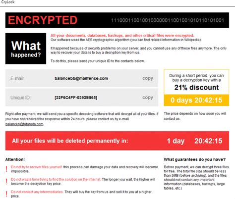 CryLock Virus Of Ransomware How To Remove